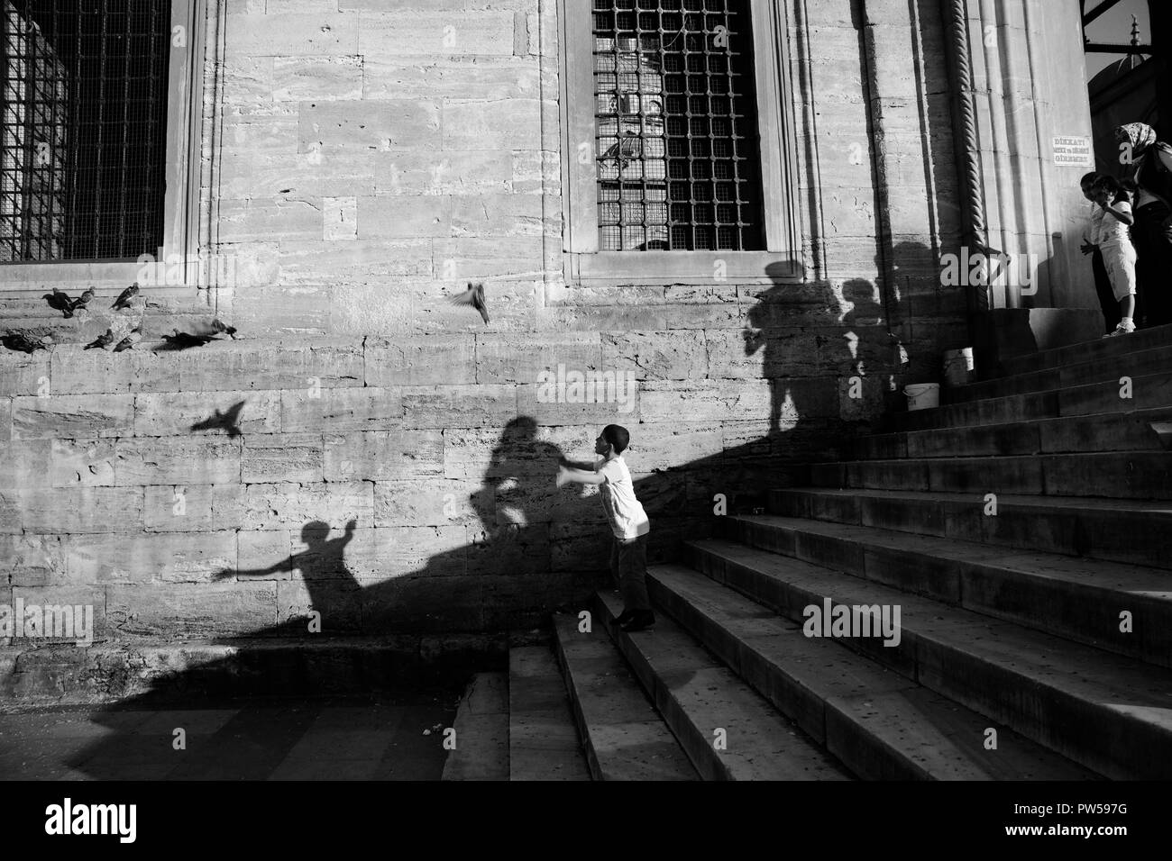 Shadow shadows child Black and White Stock Photos & Images - Alamy