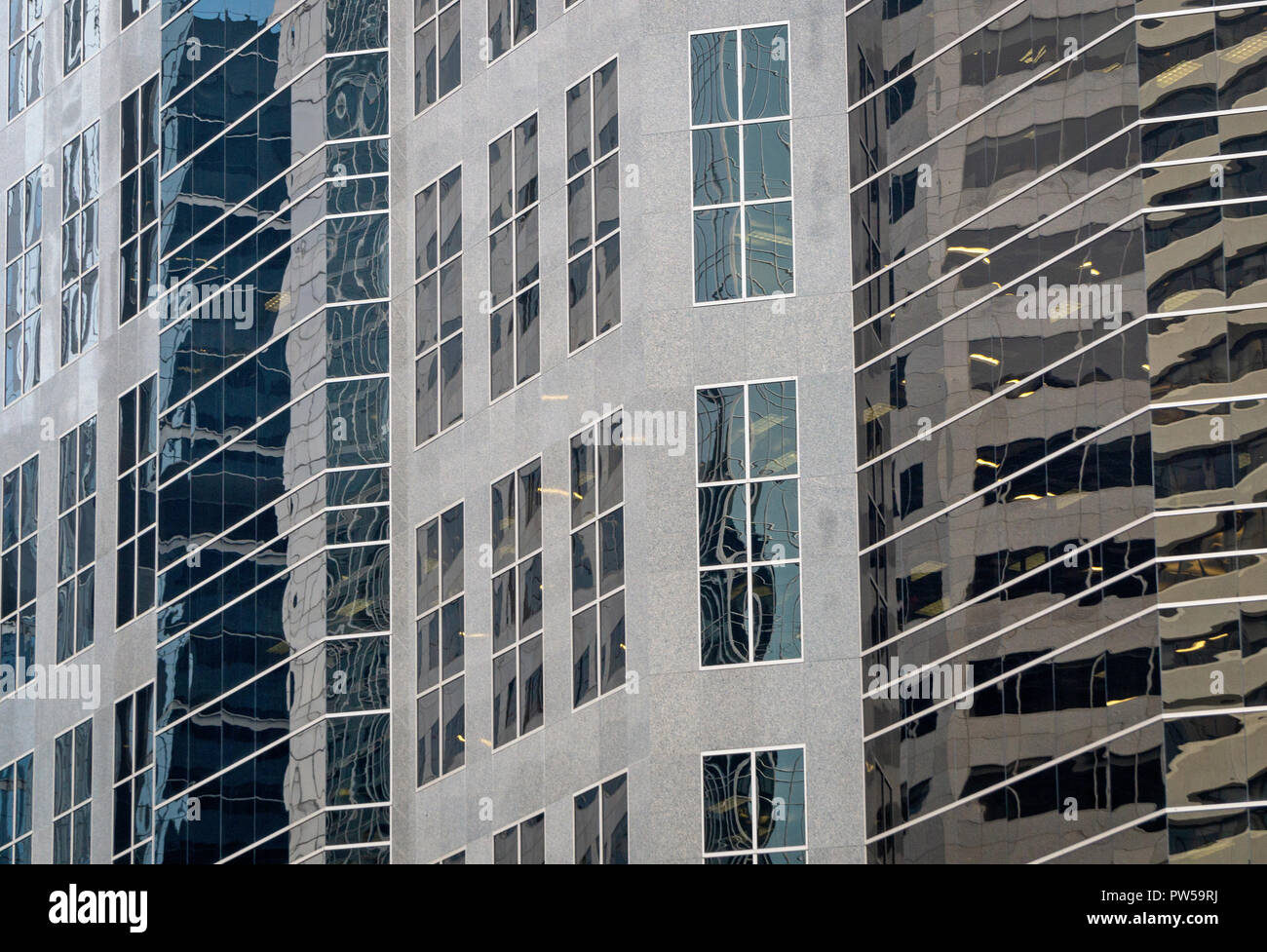 Landscape reflected the building facade hi-res stock photography and ...