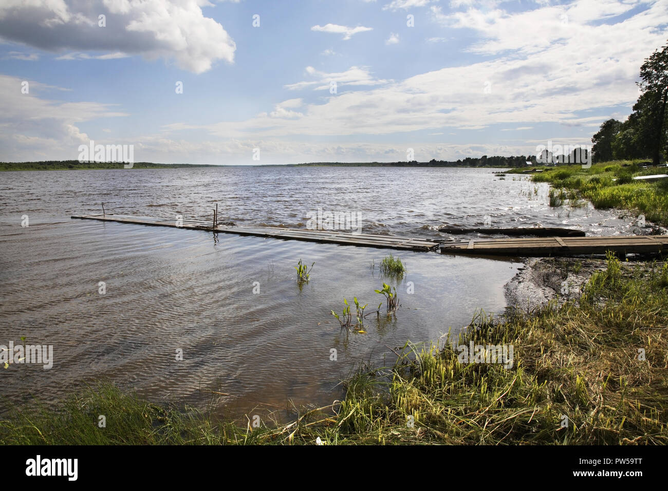Onega river in Kargopol. Russia Stock Photo - Alamy