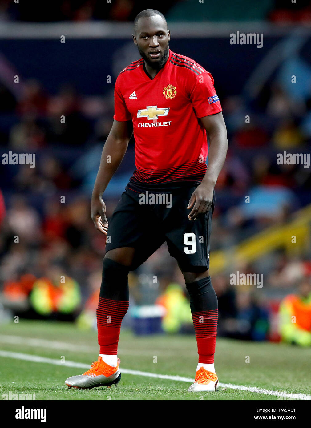 Manchester United's Romelu Lukaku during the UEFA Champions League ...