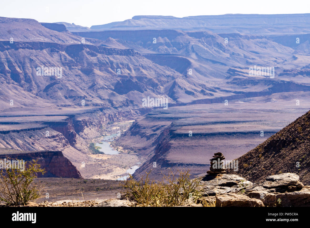 canyon fishriver namibia desert africa Stock Photo - Alamy