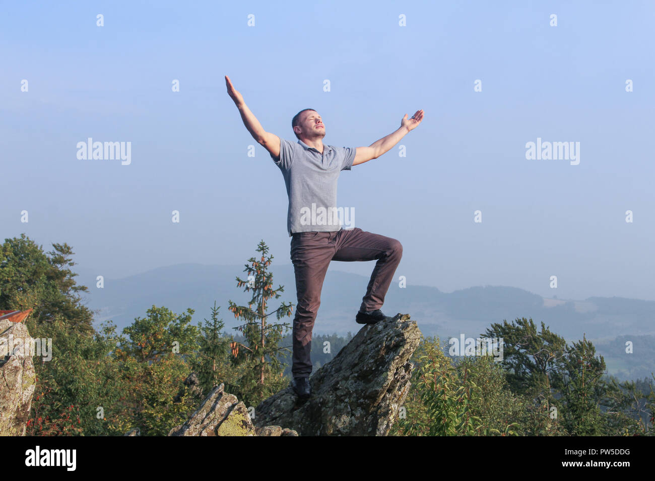 Young people christian rock hi-res stock photography and images - Alamy