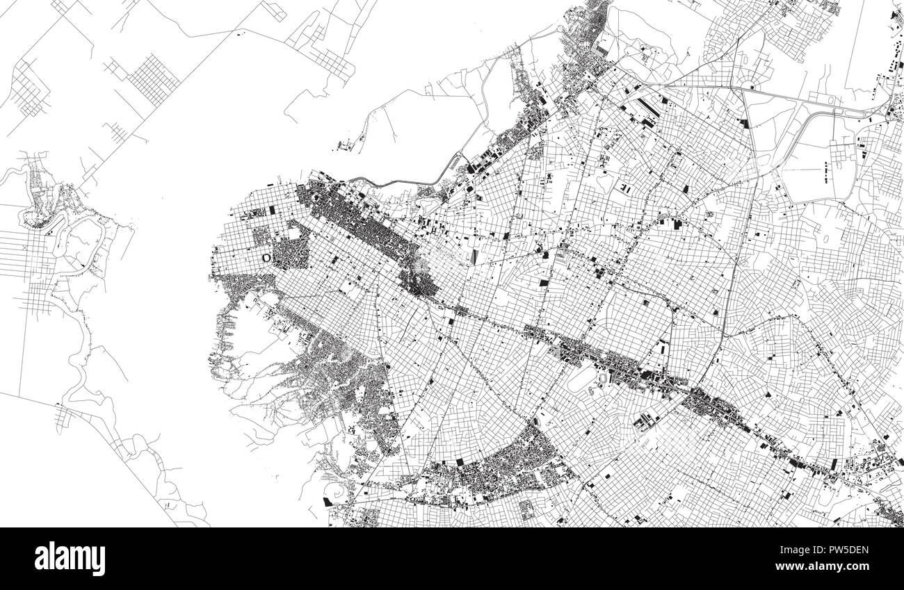 Pedir prestado Pino Del Norte mapa satelital de asuncion paraguay gene ...
