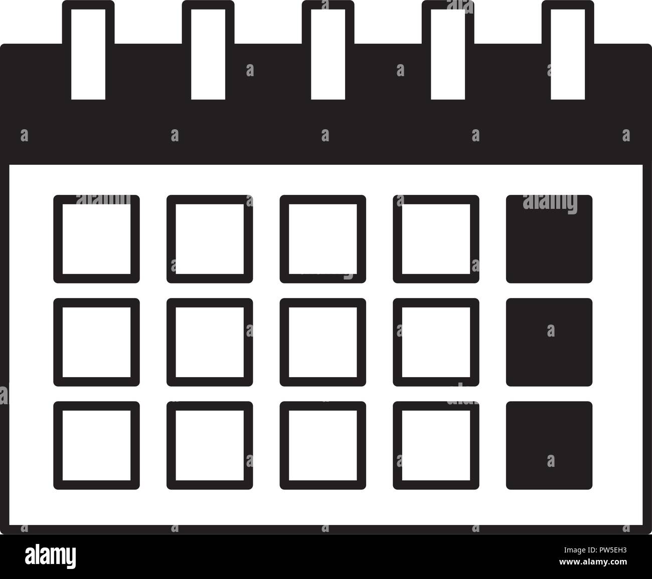 calendar plan reminder date isolated vector illustration vector illustration Stock Vector Image ...