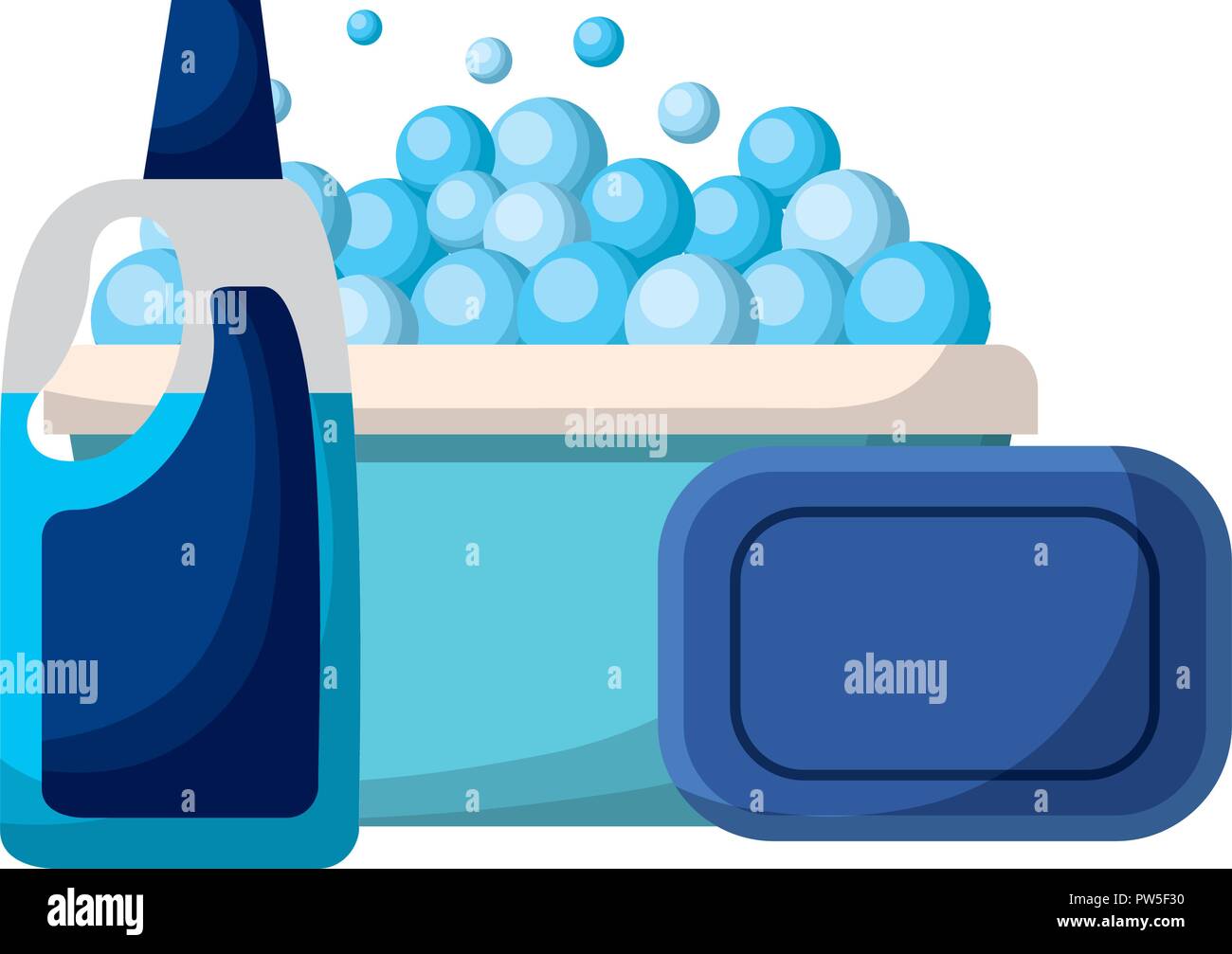 Cleaning water basin Stock Vector Images - Alamy