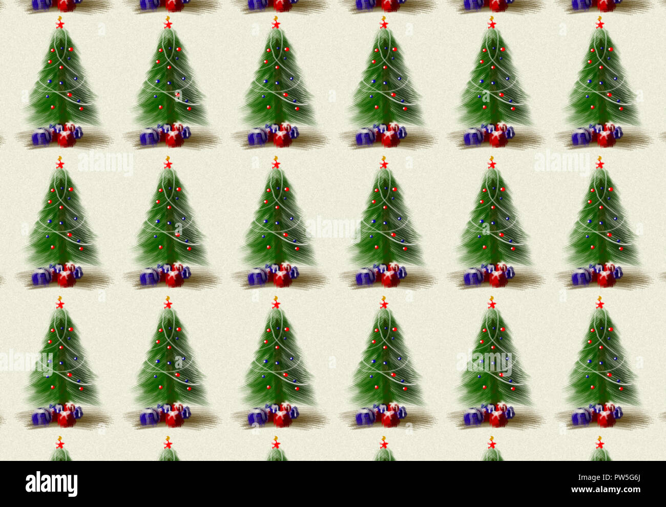 Christmas tree drawing textured pattern background Stock Photo - Alamy