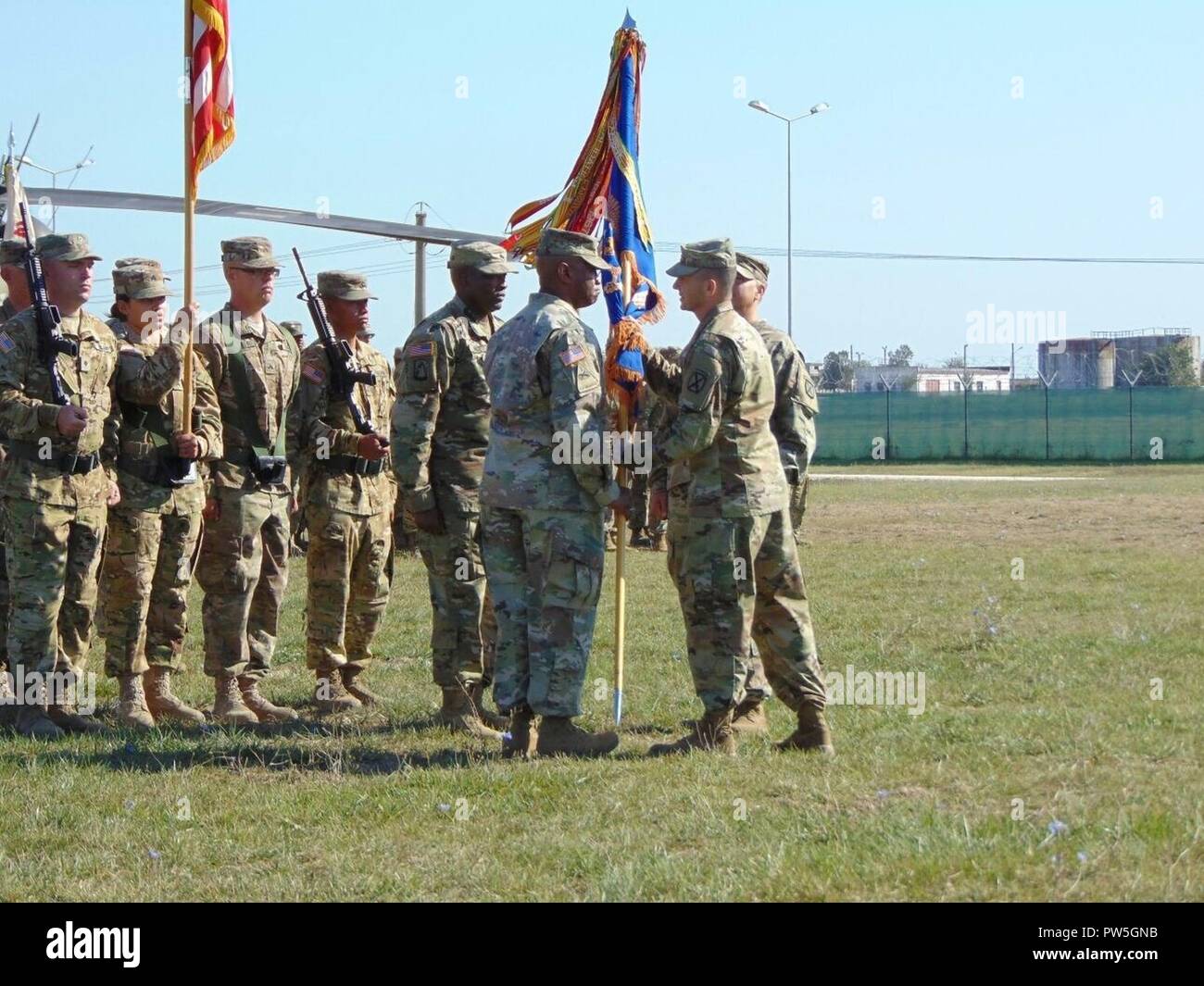 Lt. Col. Joshua Ruisanchez, 2-10 Assault Helicopter Battalion commander ...