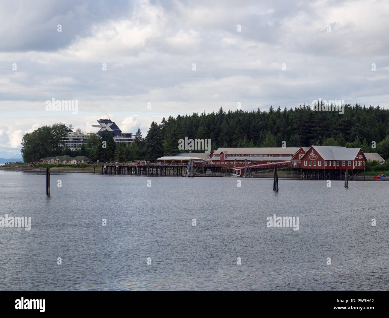 Icy Strait Point Alaska Stock Photo - Alamy