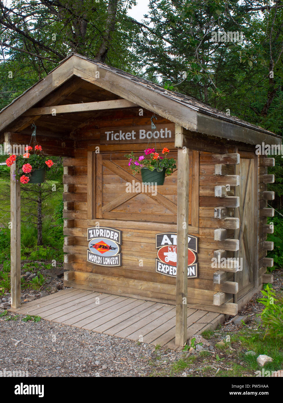 Small TIcket Booth Stock Photo - Alamy