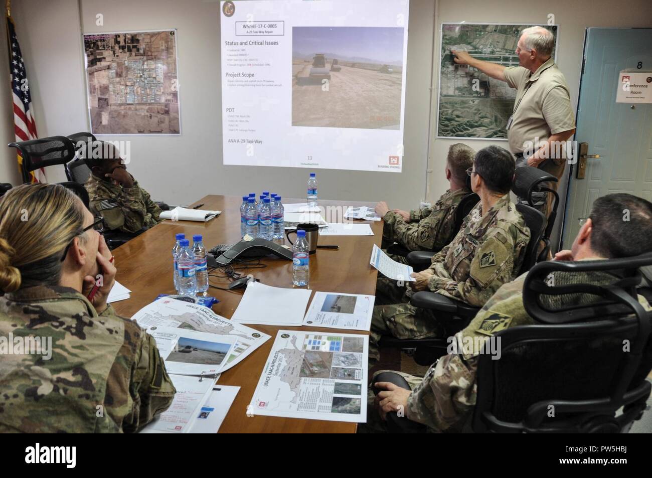 Marmal Resident Office Construction Representative Art Kunigel briefs ...