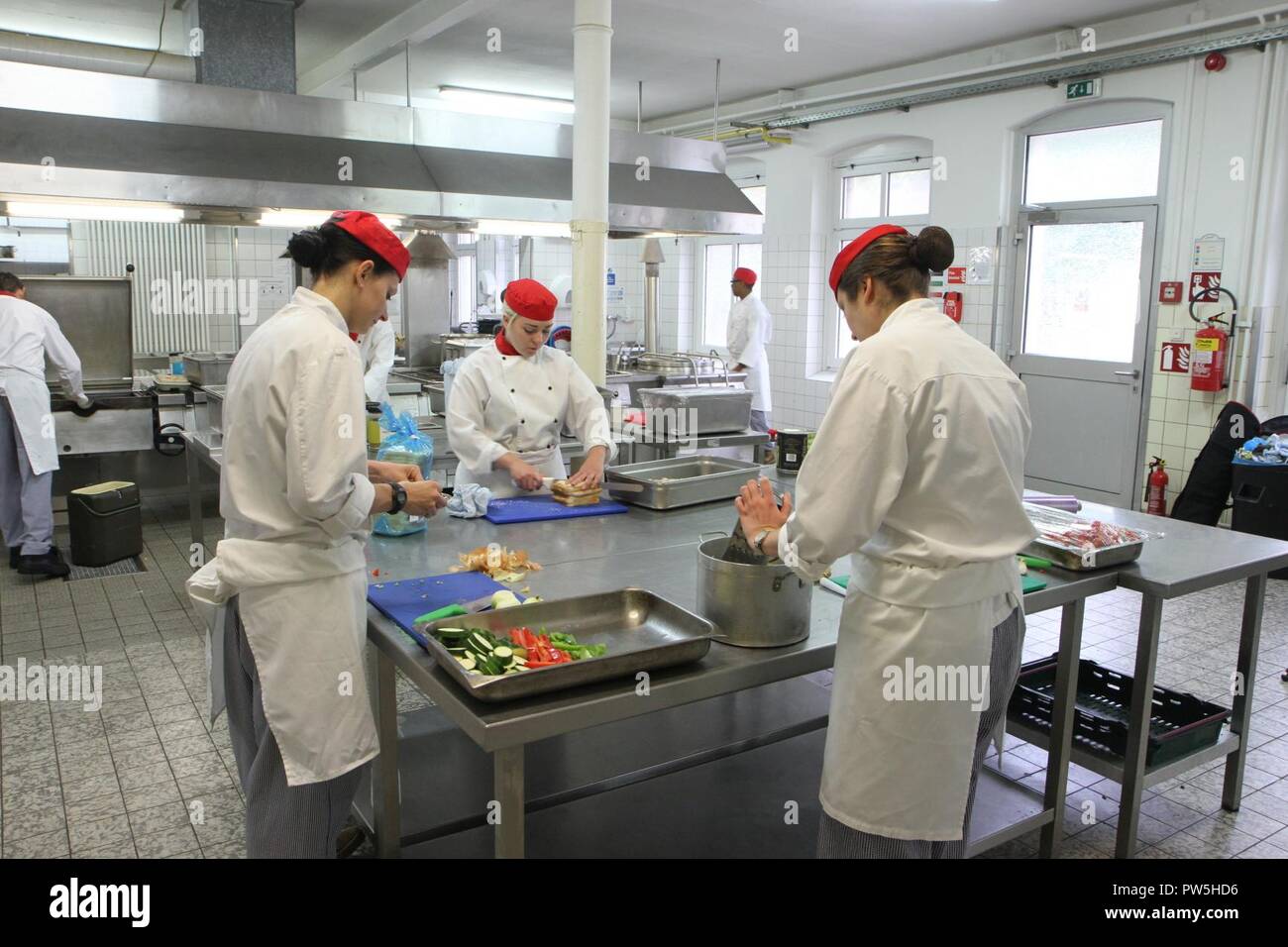 Cooks of the Michigan Army National Guard’s F Company, 237th Brigade ...
