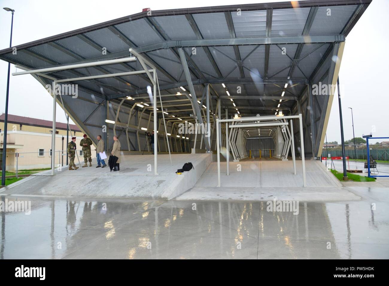 A 7th Army Training Command C-130 and C-17 Aircraft Static Load Trainer ...