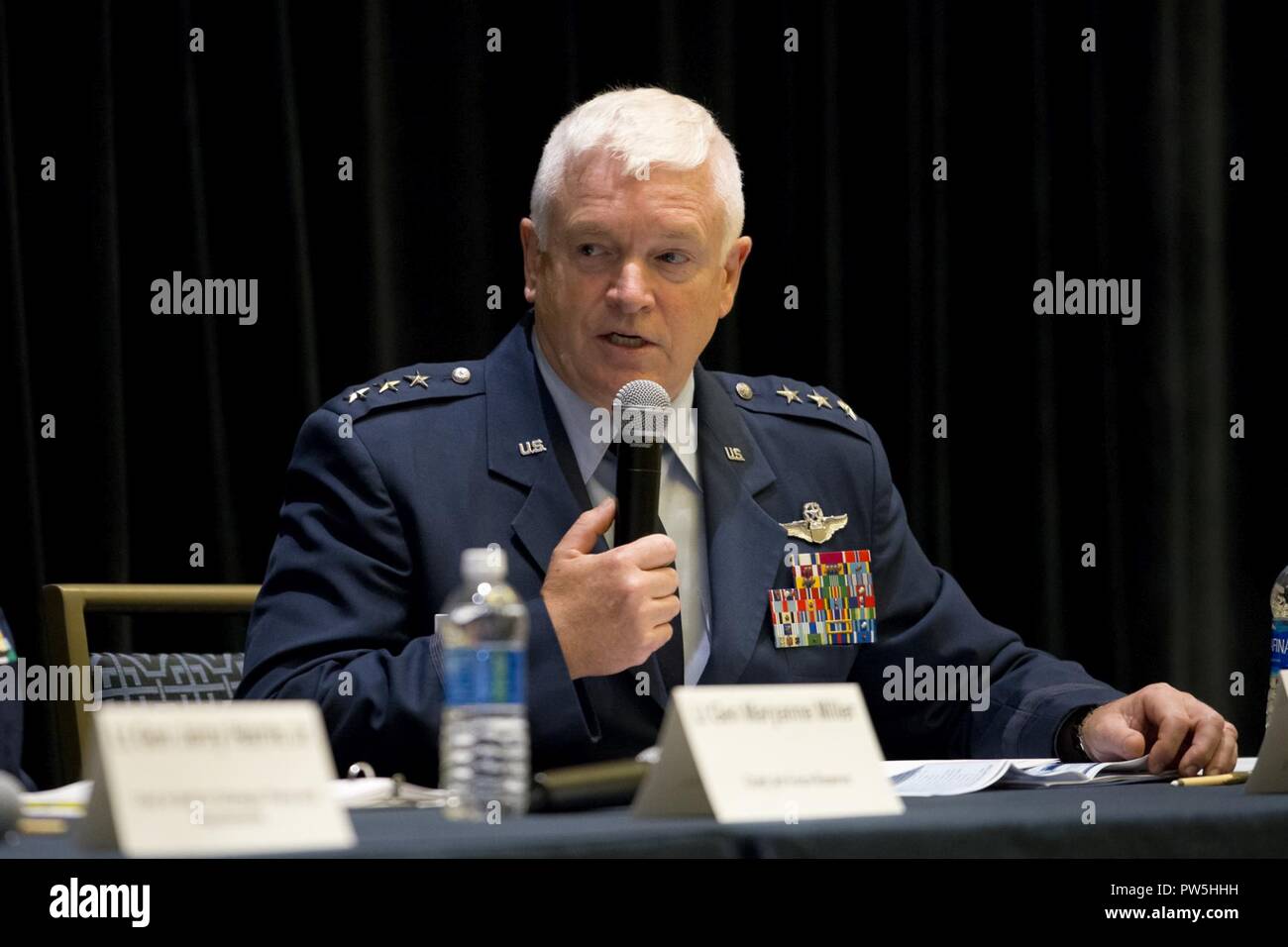 Lt. Gen. L. Scott Rice, director of the Air National Guard, addresses ...