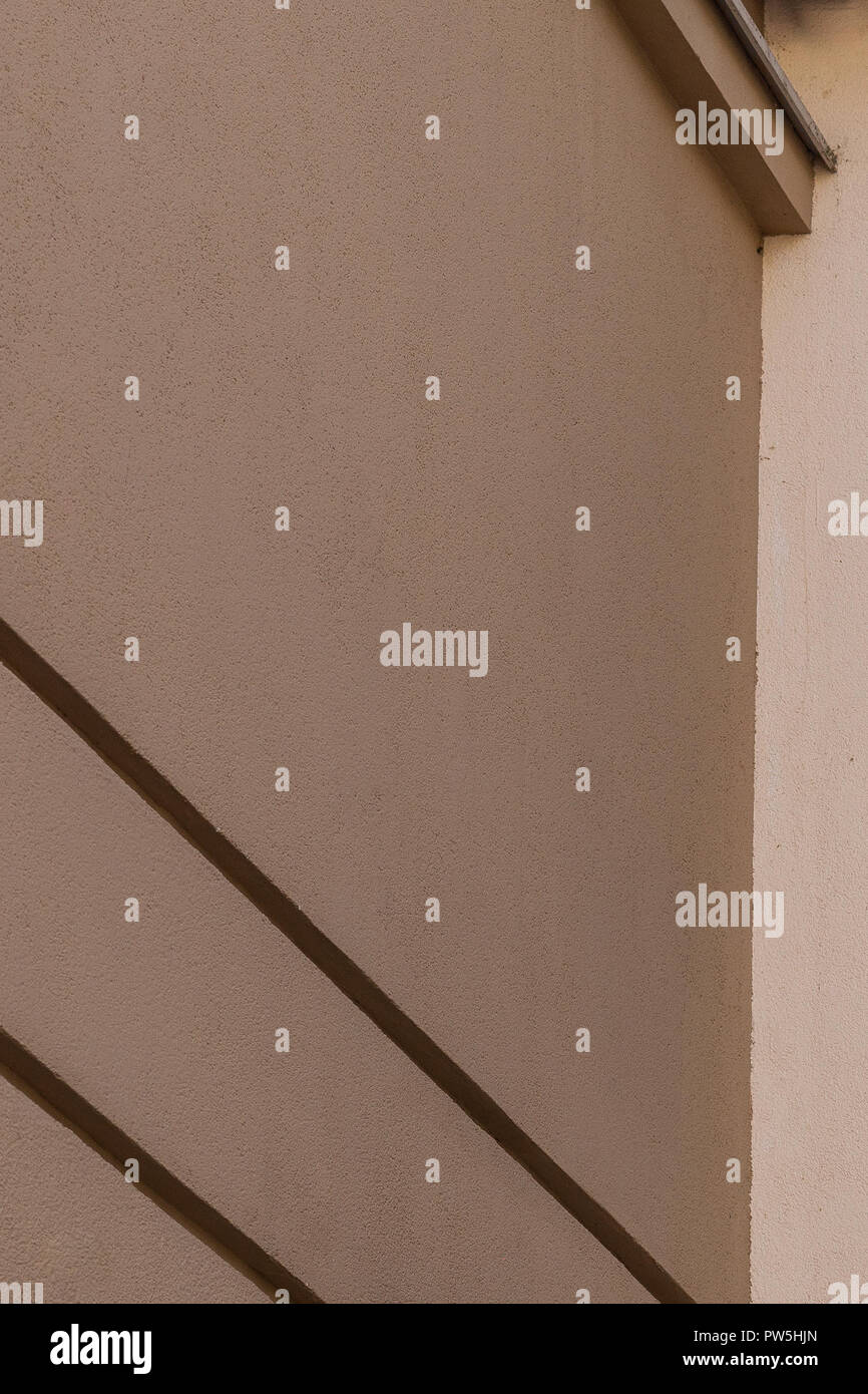 Facade plaster background. Single-ply monolithic plaster decorative ...