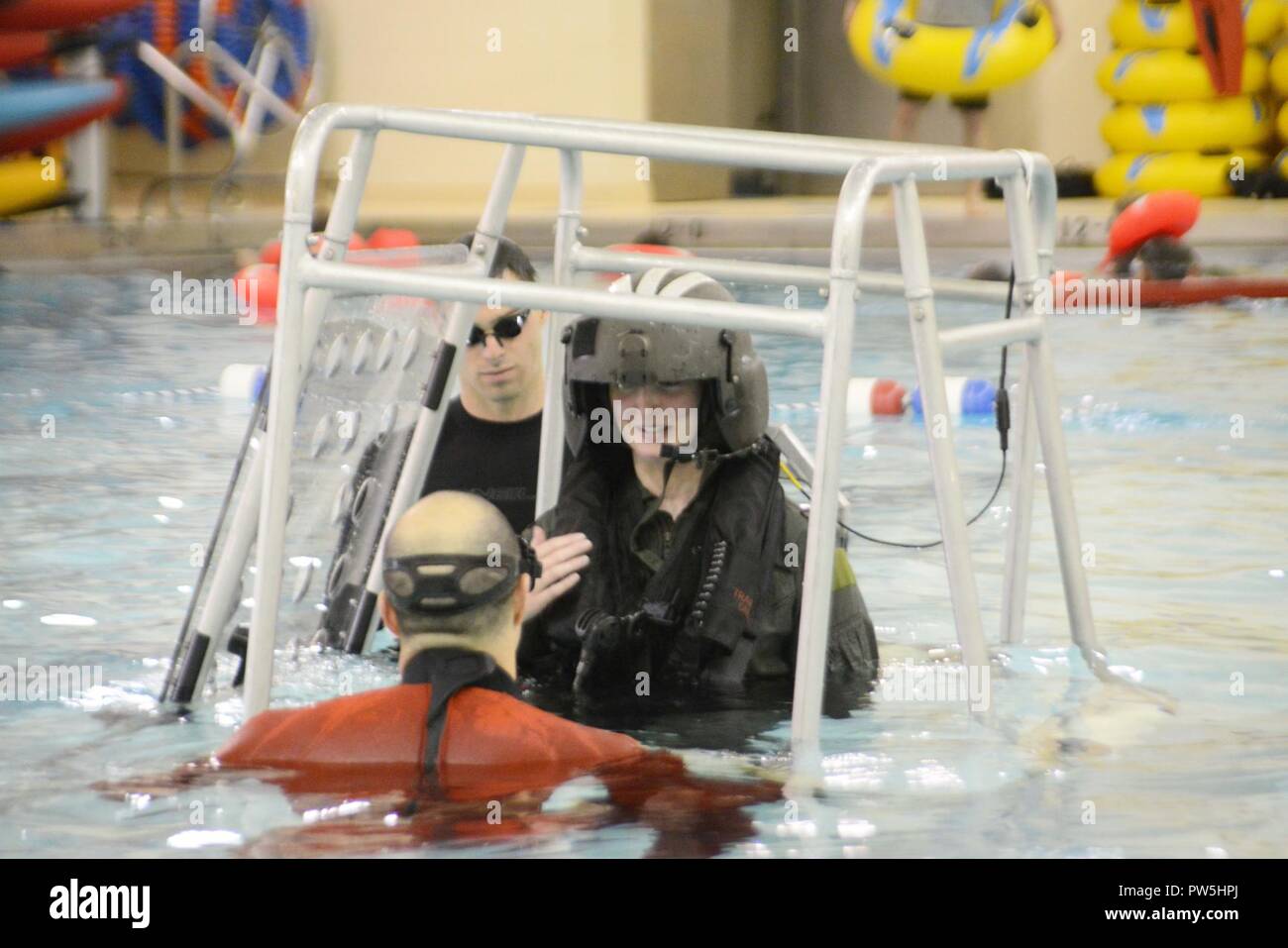 Shallow water egress training chair hi-res stock photography and images ...