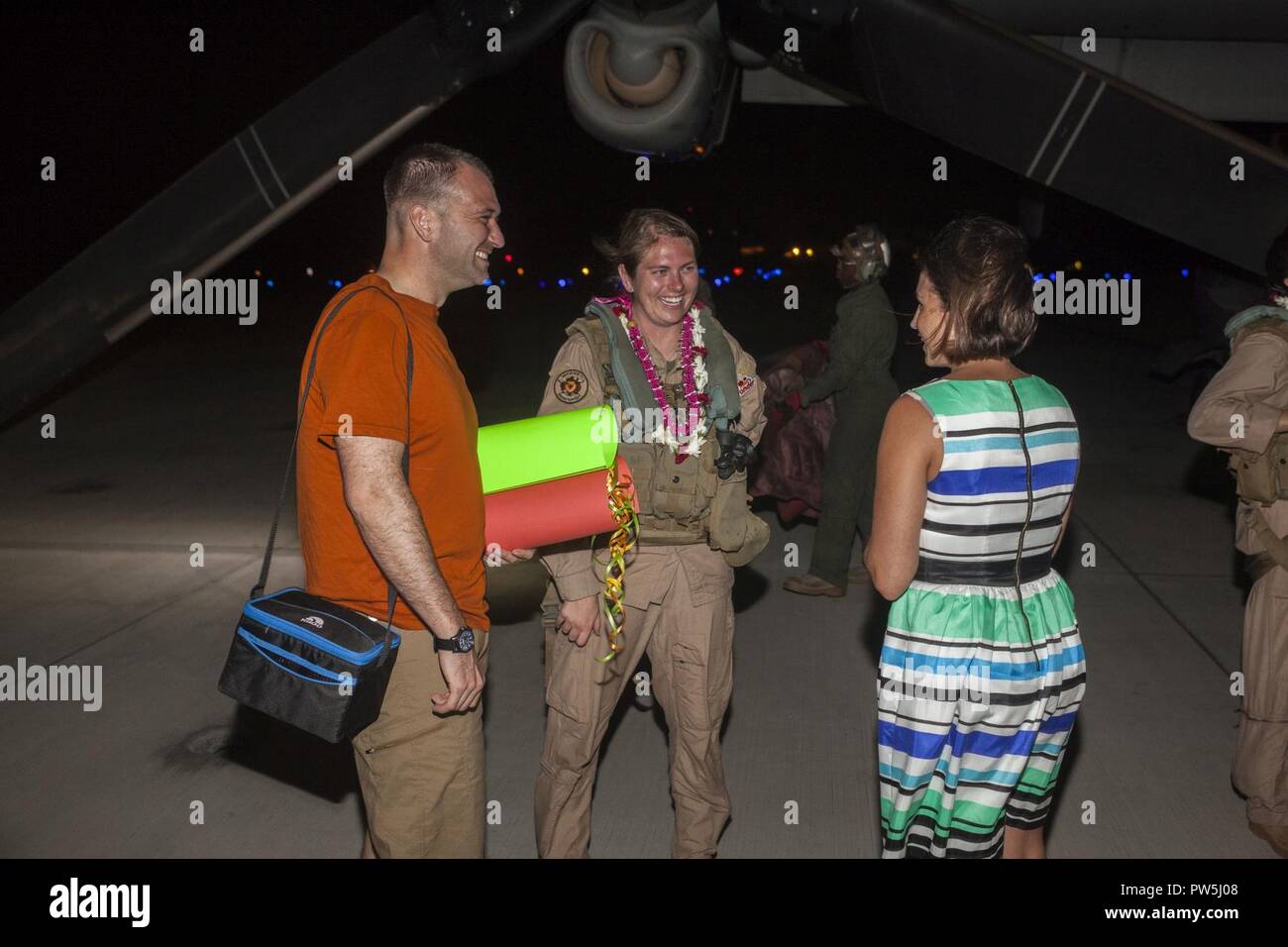 Capt. Ashley Myers, an aircraft commander with Marine Medium Tiltrotor ...