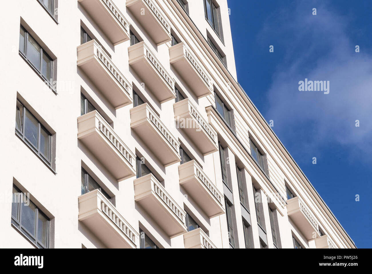 Facade plaster background. Single-ply monolithic plaster decorative ...