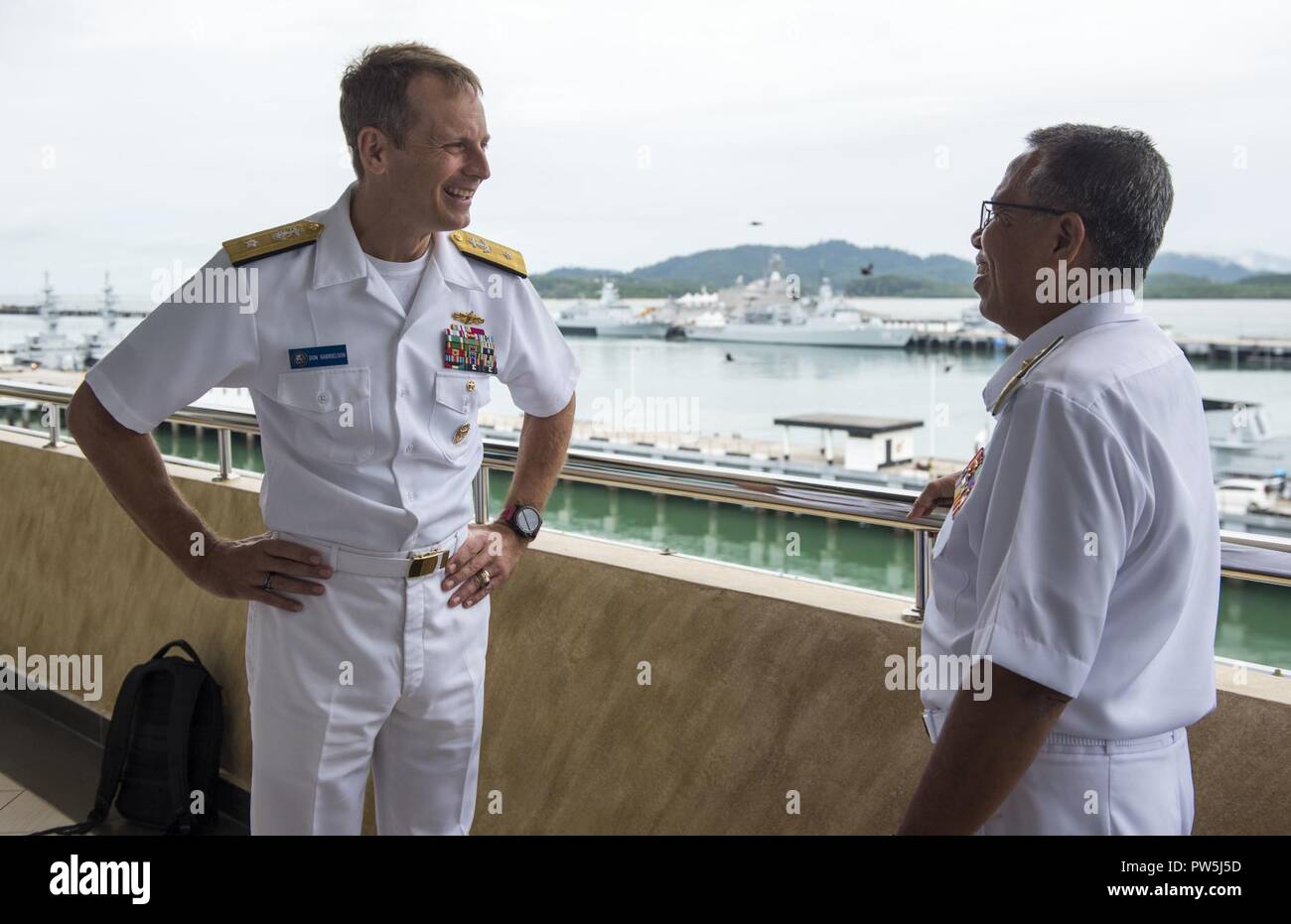 LUMUT, Malaysia (September 21, 2017) Rear Adm. Don Gabrielson ...