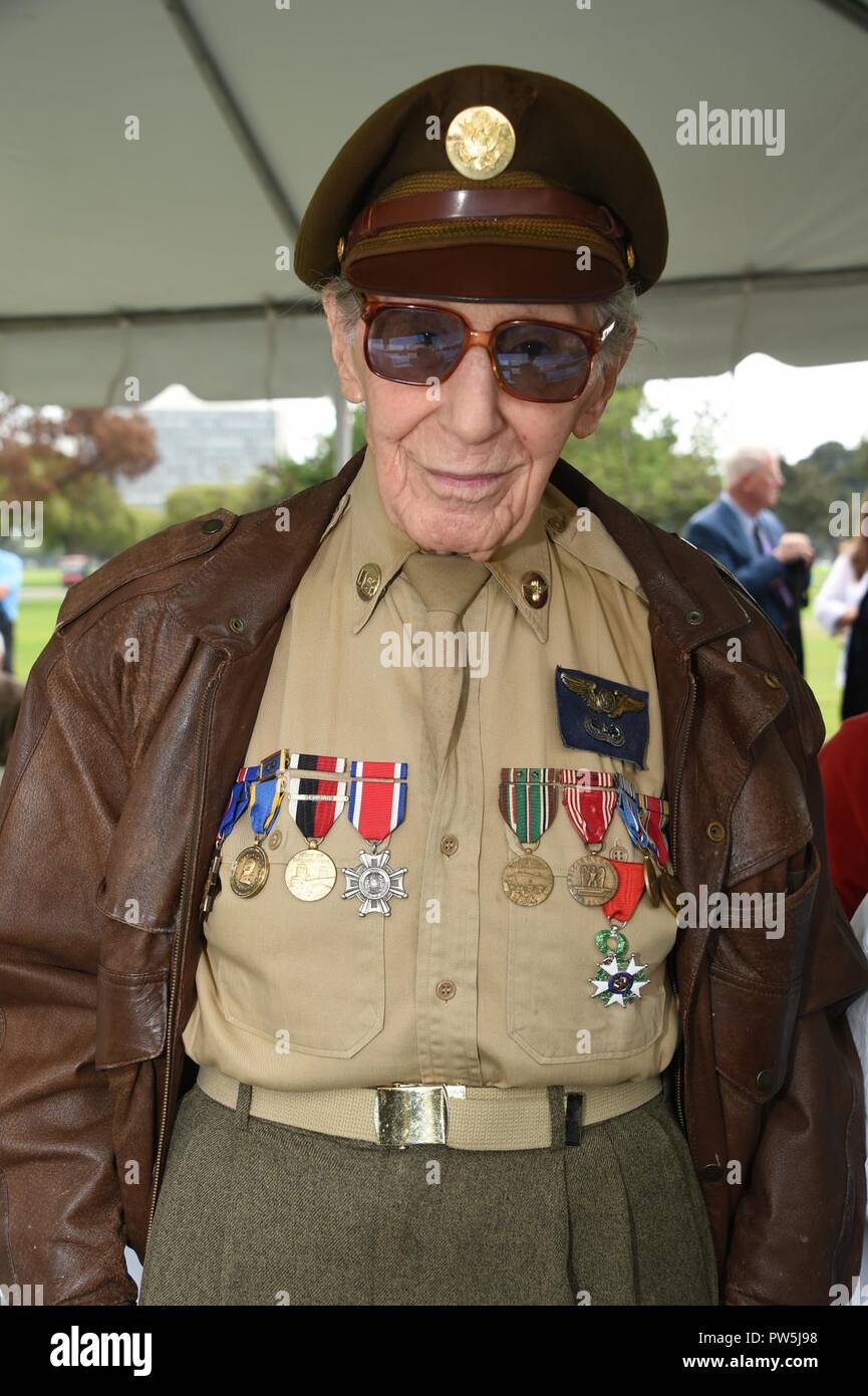 WWII Veteran Jerry King mugs for the camera at the French Legion of ...