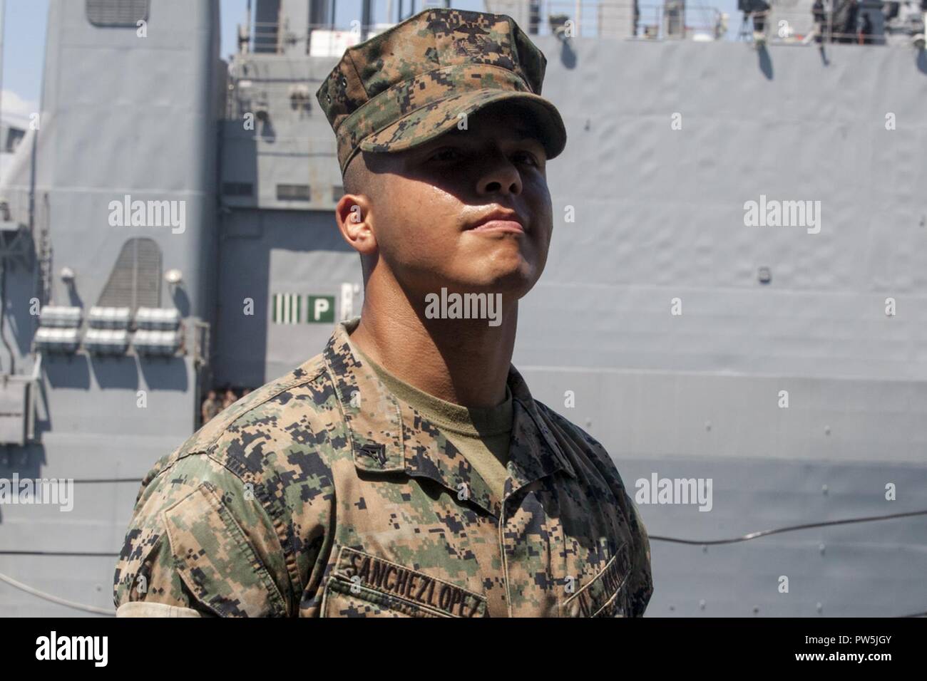 Cpl. Jhonn Sanchezlopez, a motor vehicle operator with Combat Logistics ...