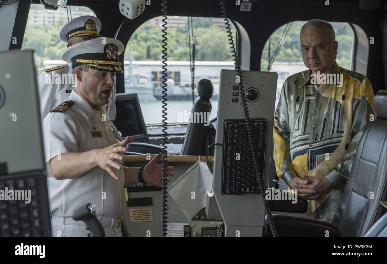 LUMUT, Malaysia (September 22, 2017) Cmdr. Douglas Meagher, commanding ...