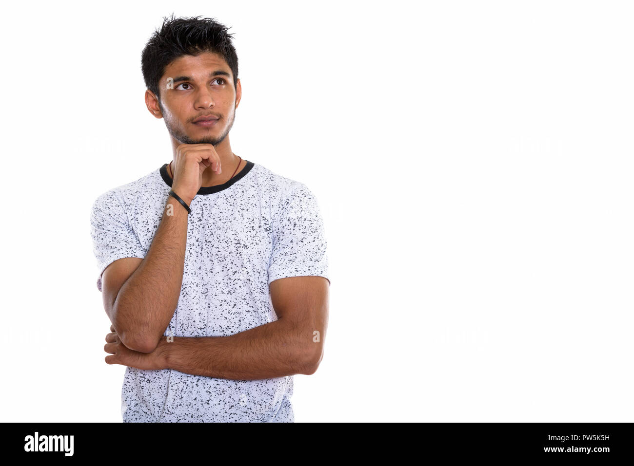 Indian adult man and thinking hi-res stock photography and images - Alamy