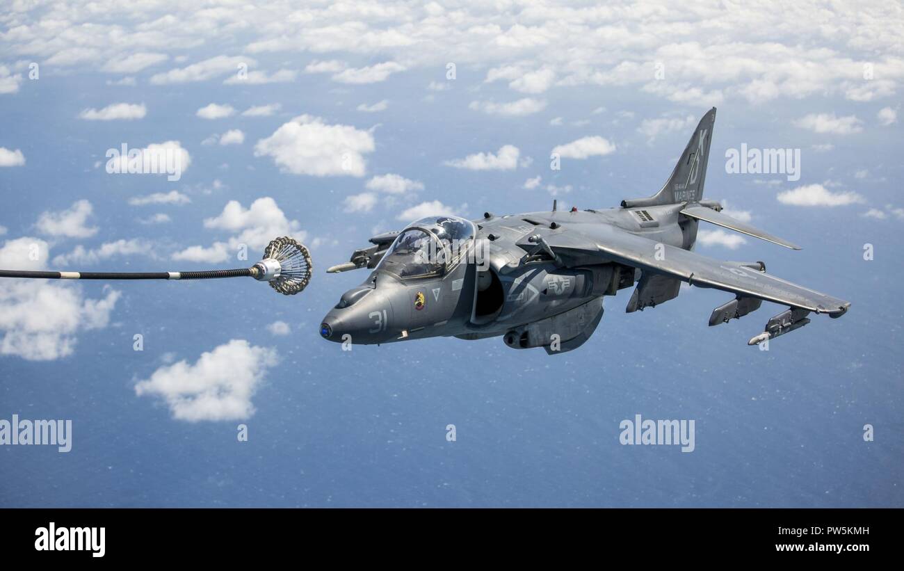A U.S. Marine Corps AV-8B Harrier with Marine Attack Training Squadron ...