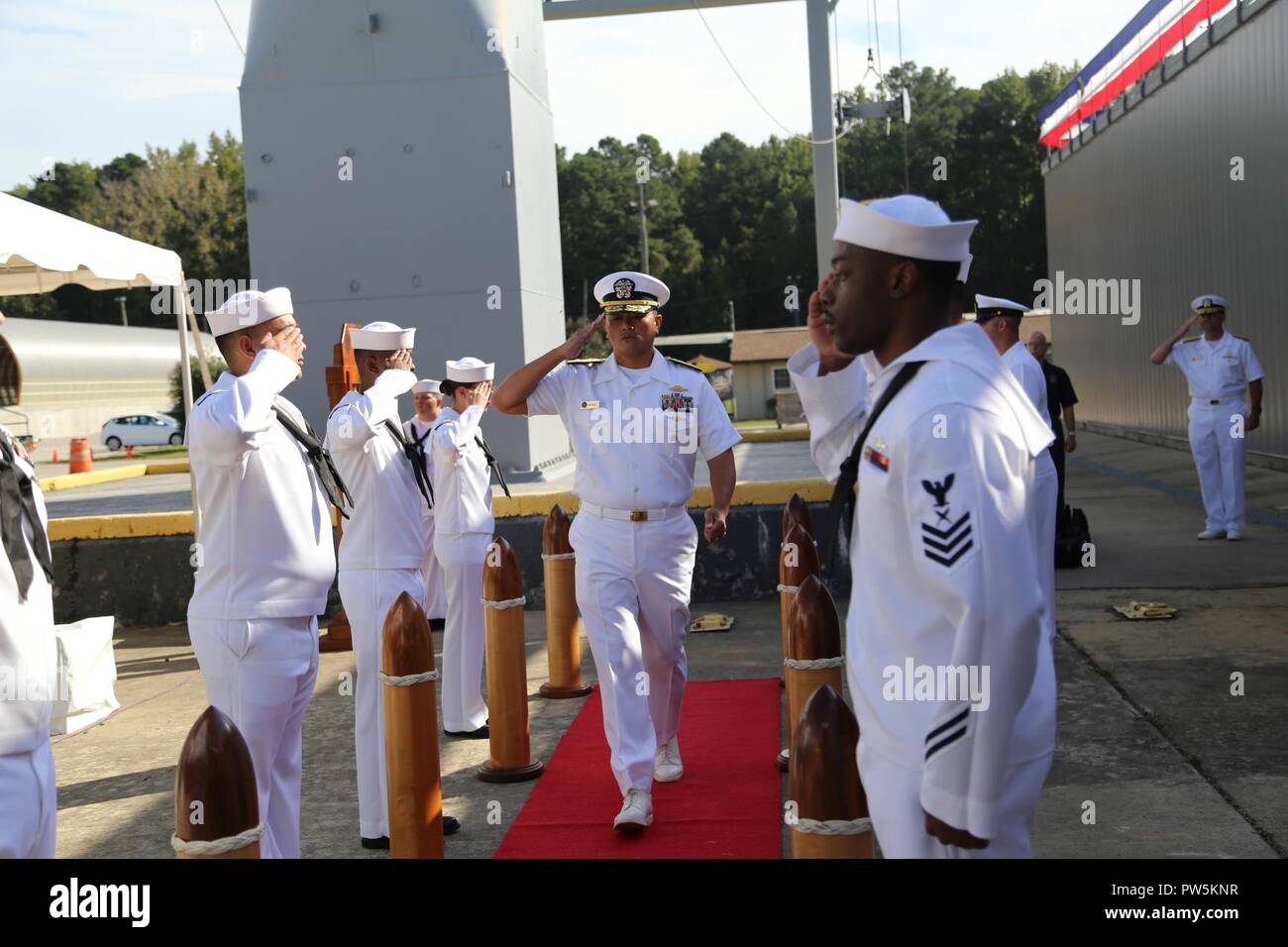 WILLIAMSBURG, Va (September 22, 2017) - Rear Adm. Alan J. Reyes, Navy ...