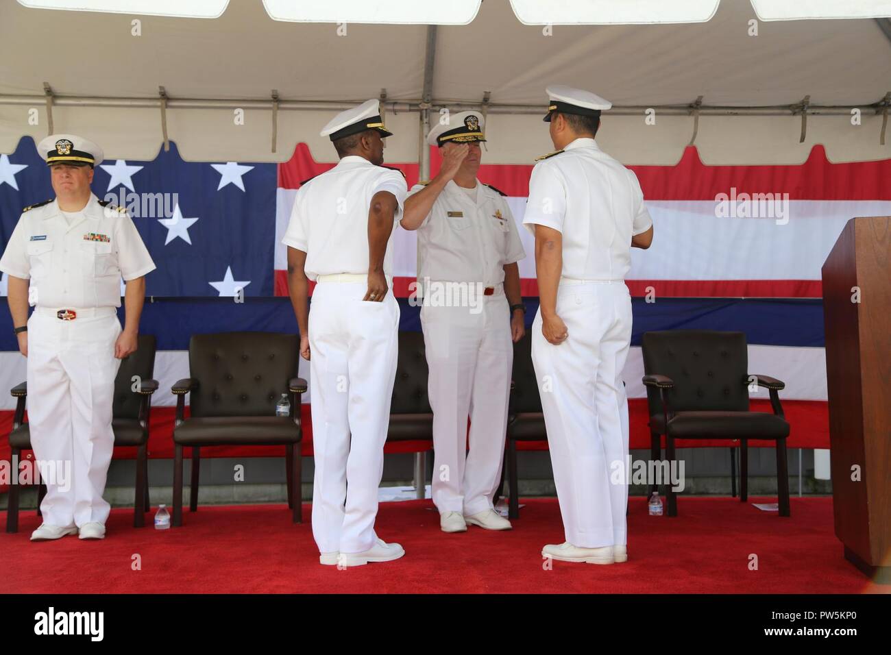 WILLIAMSBURG, Va (September 22, 2017) - Rear Adm. Alan J. Reyes ...