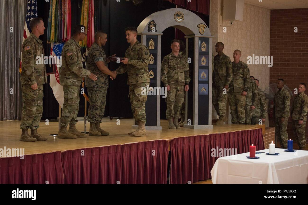 Non commissioned officer induction ceremony hi-res stock photography ...