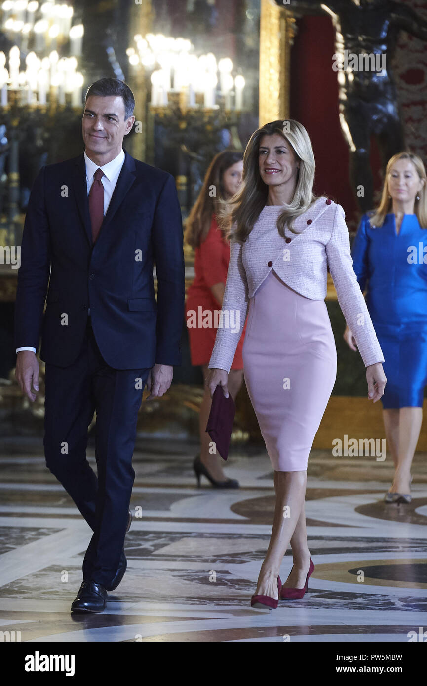 Madrid, Madrid, Spain. 12th Oct, 2018. Pedro Sanchez, Prime Minister ...