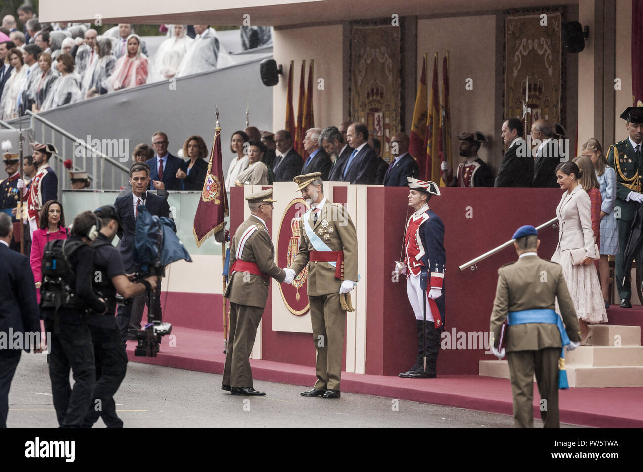 Madrid, Madrid, Spain. 12th Oct, 2018. the King of Spain, Felipe VI ...