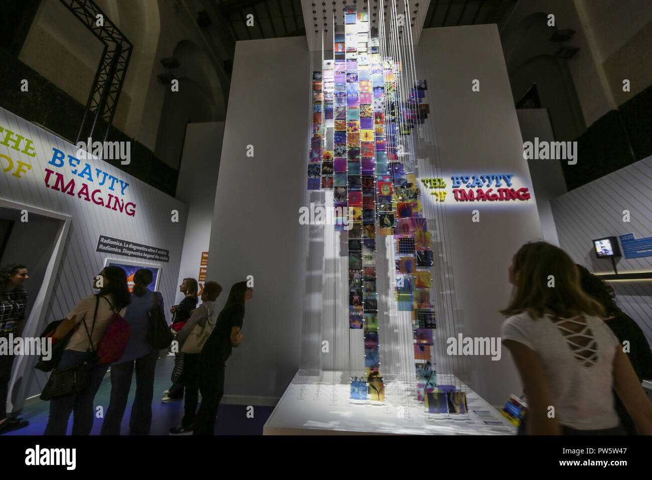Naples, a moment of the exhibition "The Beuty of Imaging", at CittÃ ...