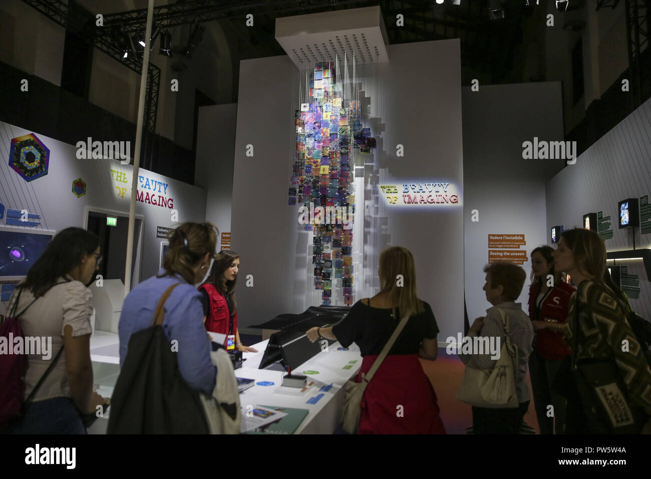 Naples, a moment of the exhibition "The Beuty of Imaging", at CittÃ ...