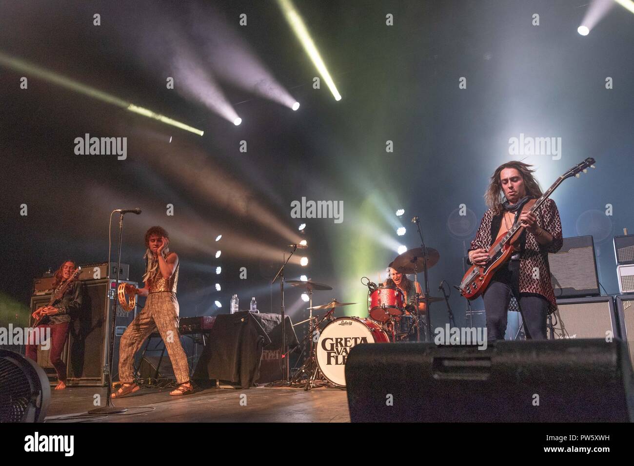 Madison, Wisconsin, USA. 11th Oct, 2018. SAM KISZKA, JOSH KISZKA, DANNY ...