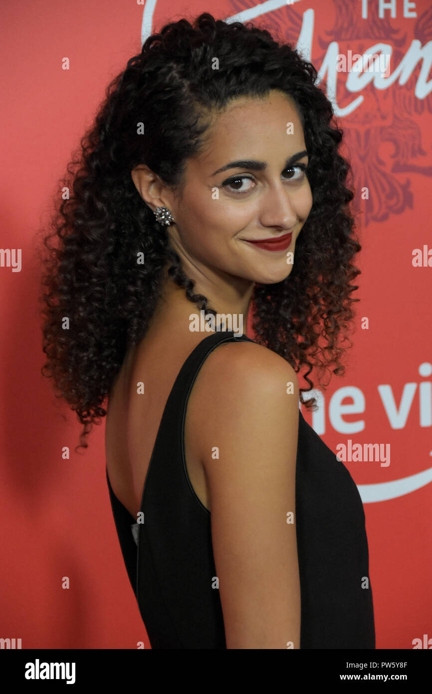 New York, USA. 11th Oct, 2018. Actress Ines Melab attends the premiere ...
