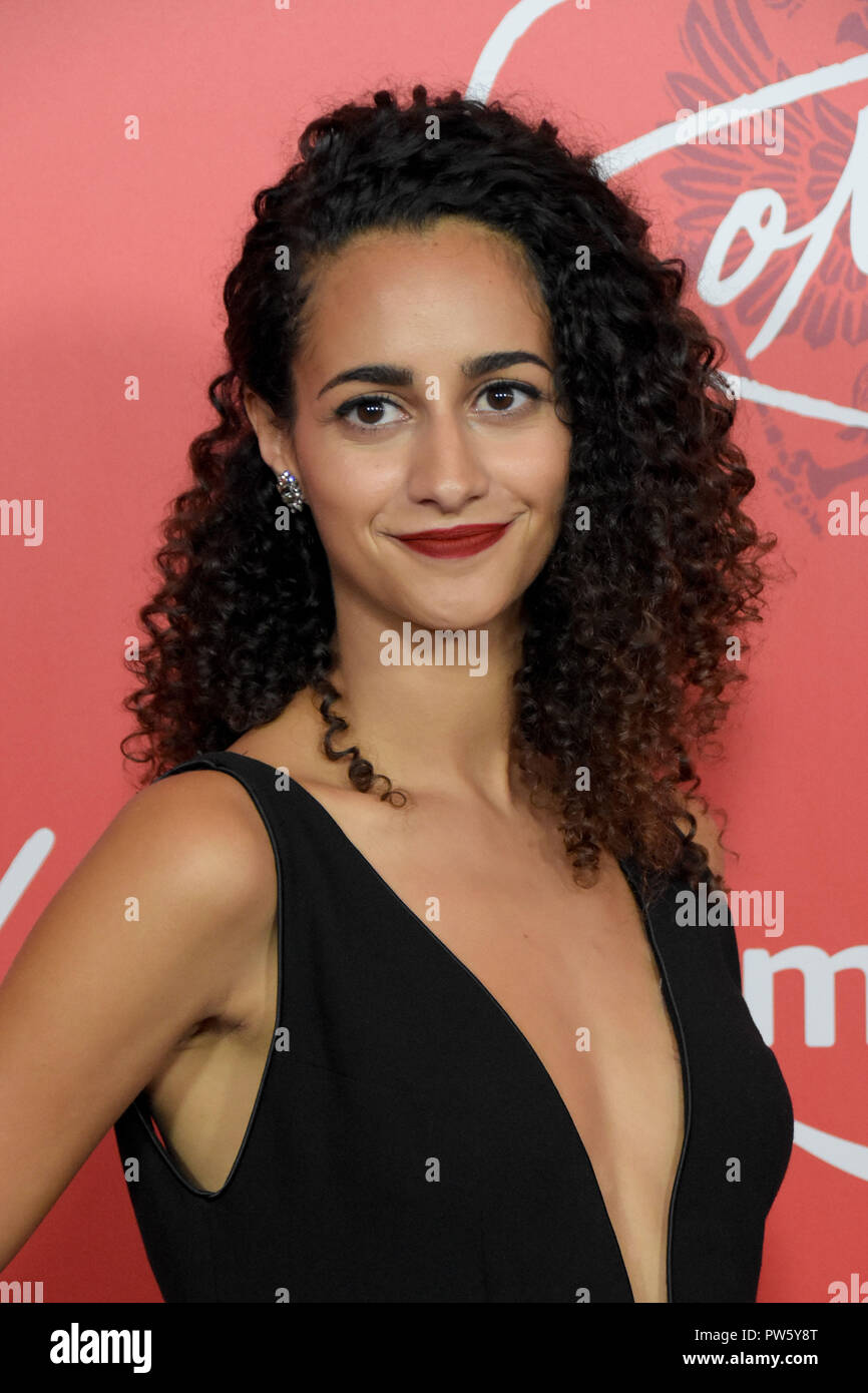 New York, USA. 11th Oct, 2018. Actress Ines Melab attends the premiere ...