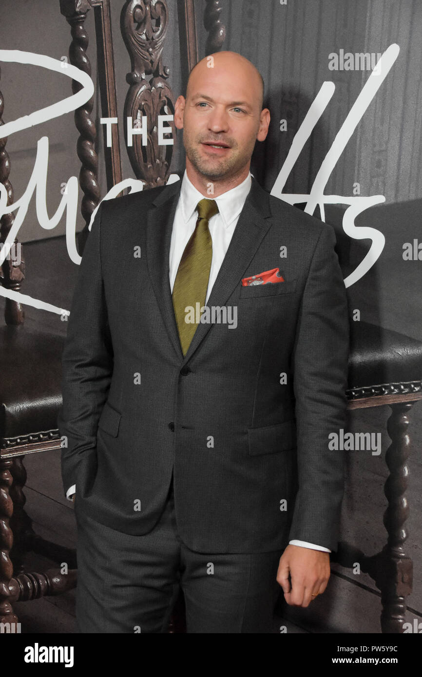 New York, USA. 11th Oct, 2018. Actor Corey Stoll attends the premiere ...