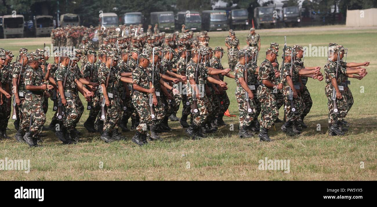 Nepal army parade hi-res stock photography and images - Alamy