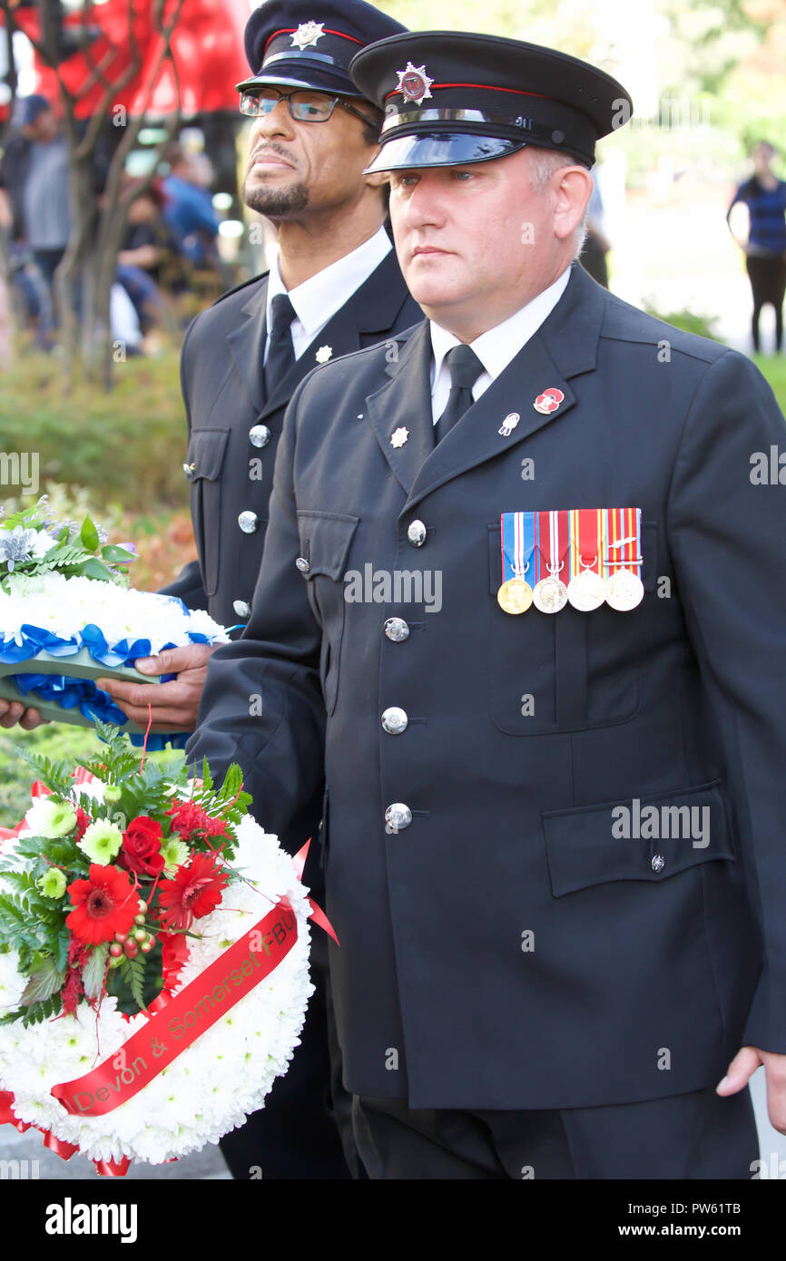 London,UK,13th October 2018,As part of celebrations to mark 100 years ...