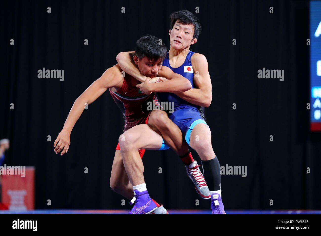 Buenos Aires, Argentina. 12th Oct, 2018. (L-R) Salas Esquivel Axel ...