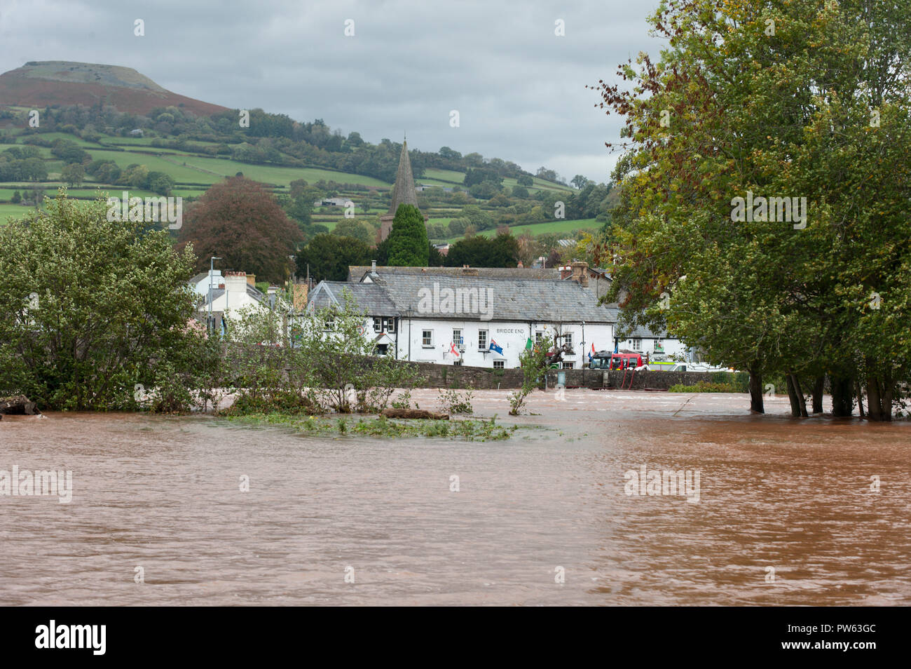 River usk floods hi-res stock photography and images - Alamy