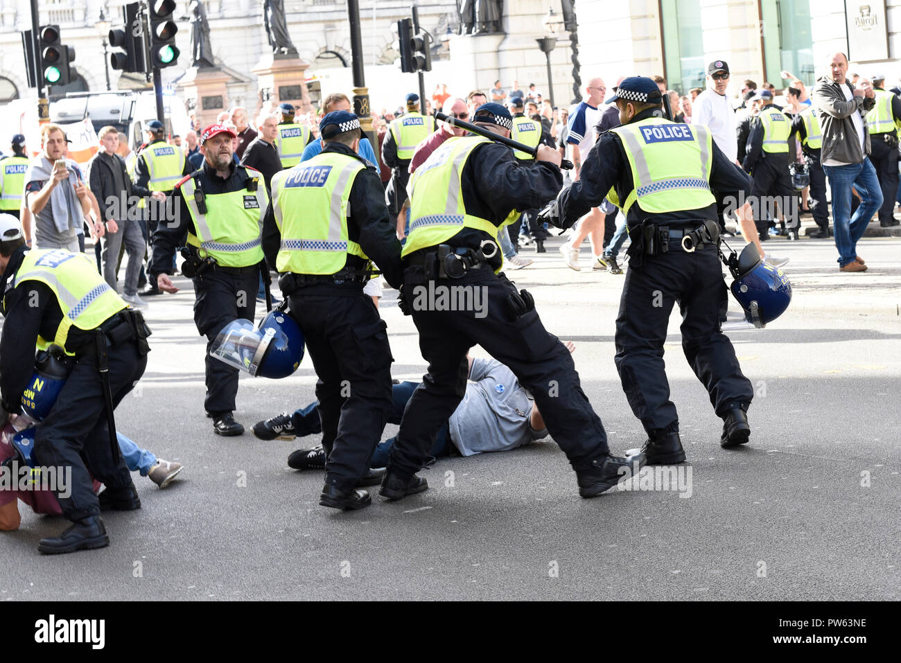 Police football officers hi-res stock photography and images - Alamy