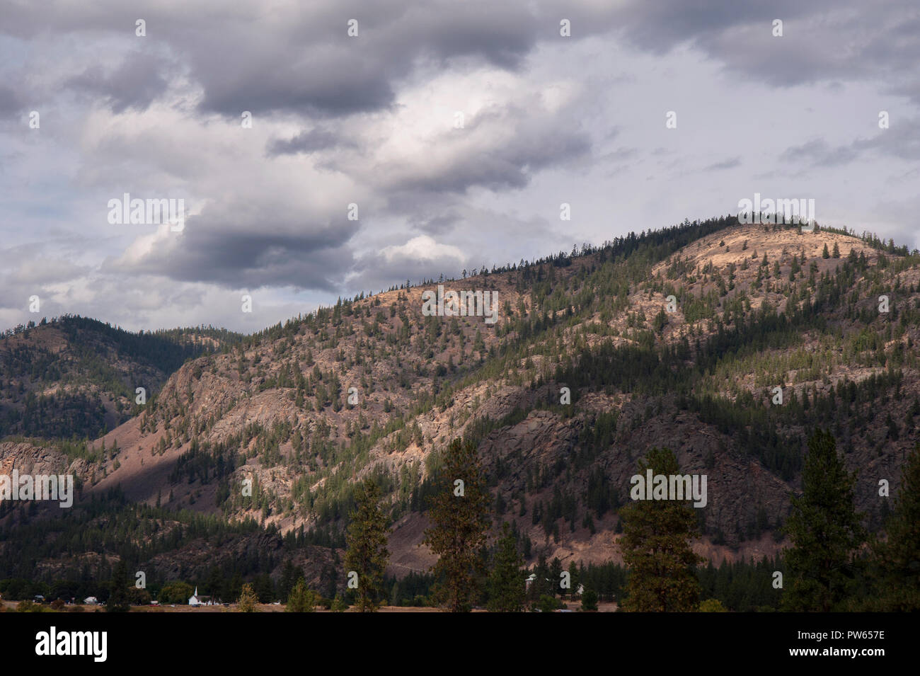 Mountains near Flathead Lake, MT Stock Photo - Alamy
