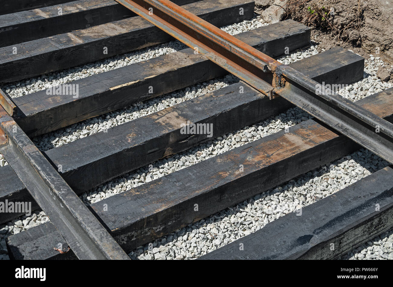 Timber Sleepers High Resolution Stock Photography and Images - Alamy