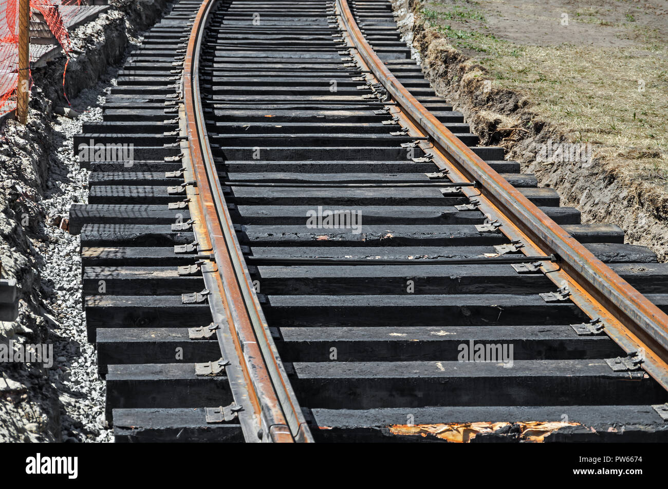 Railroad Lumber High Resolution Stock Photography and Images - Alamy