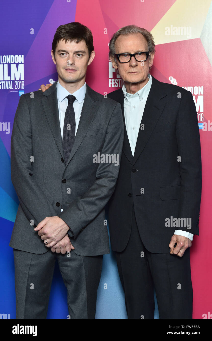 Sam Riley (left) and Bill Nighy attending the Sometimes Always Never ...