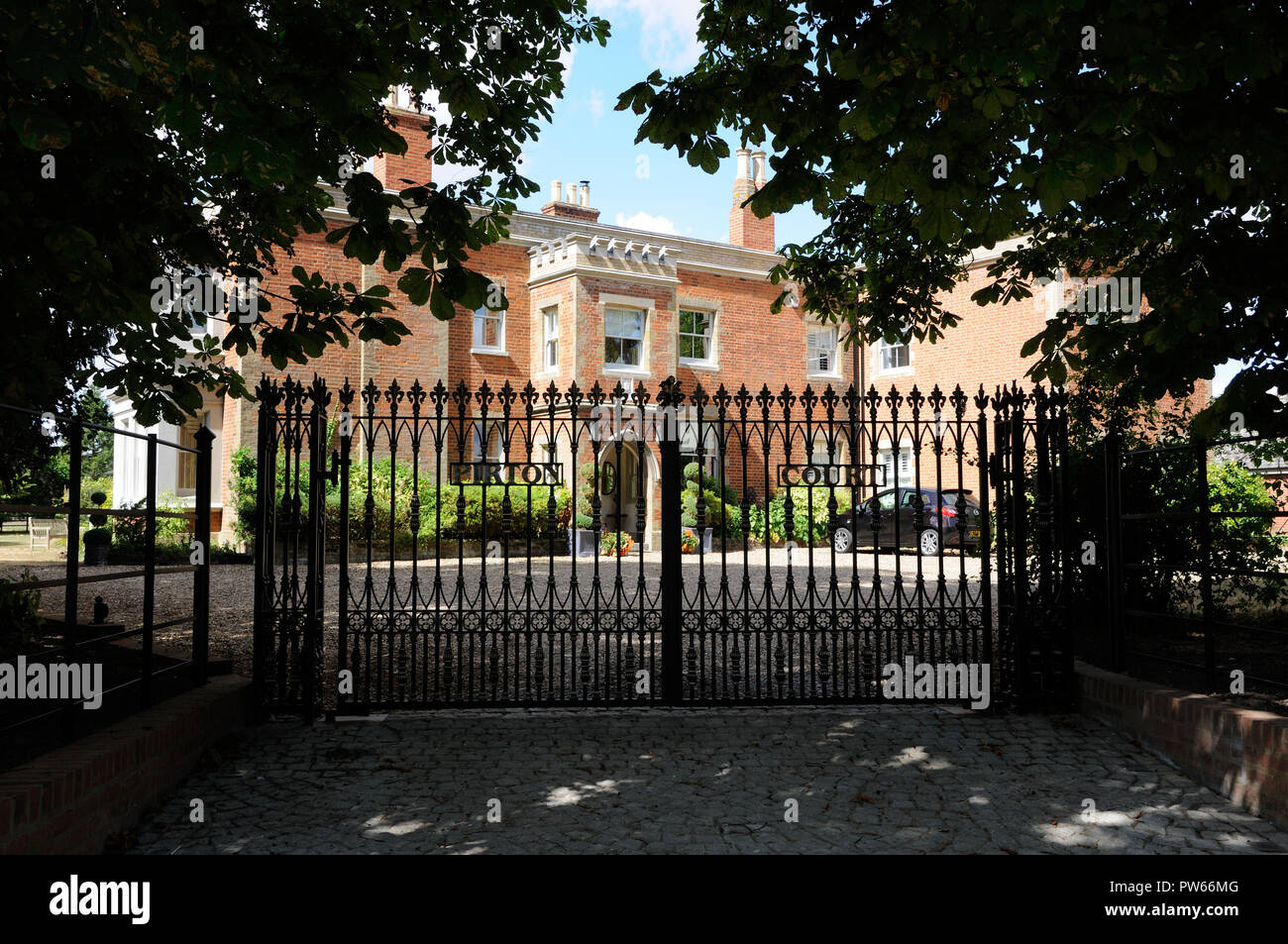 Pirton Court, Pirton, Hertfordshire, is one of the brick buildings in ...