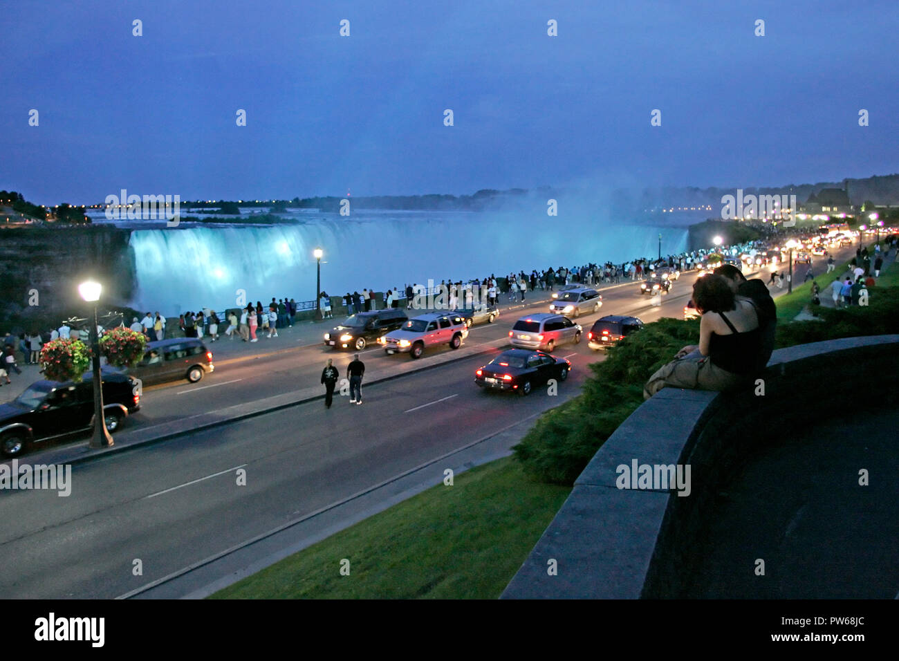Niagara Falls at night Stock Photo - Alamy