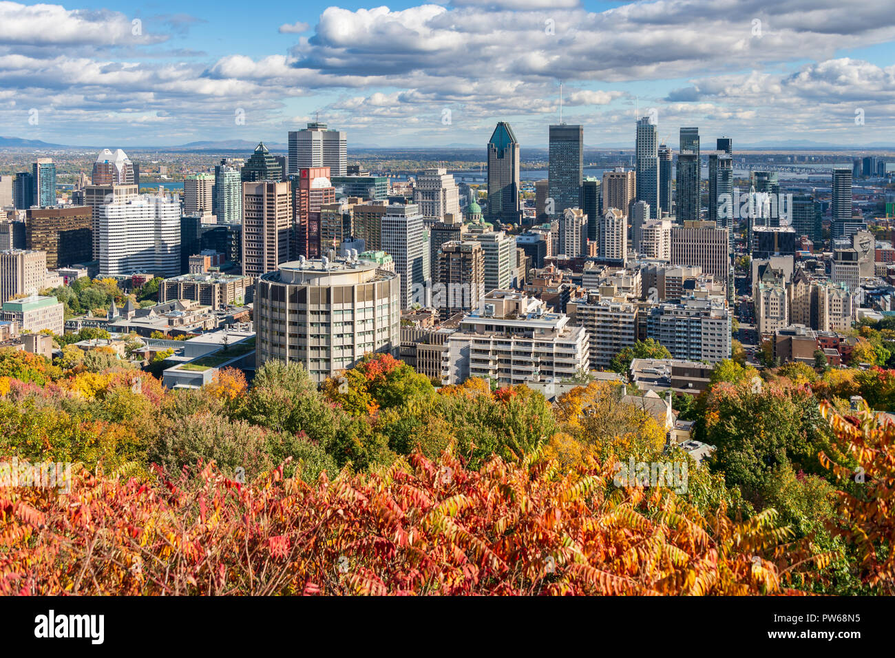 Montreal skyline mont royal hi-res stock photography and images - Alamy
